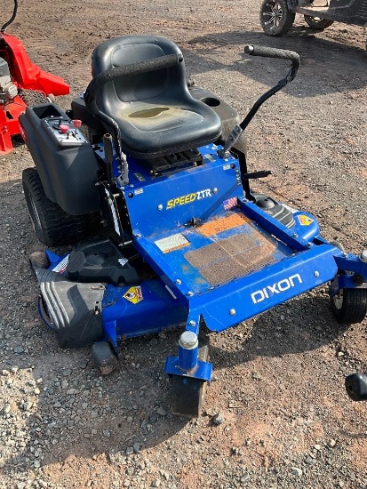 Dixon Speed LTR Zero Turn Ride On Lawn Mower | Heavy Construction ...