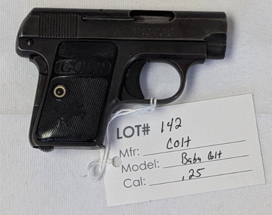 Colt Baby Colt .25 Pistol | Guns & Military Artifacts Handguns ...