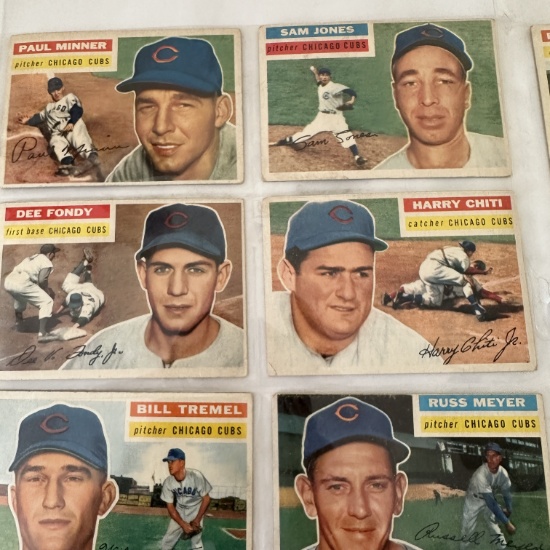 Nice Lot of 1956 Topps Baseball Trading Cards | Online Auctions | Proxibid
