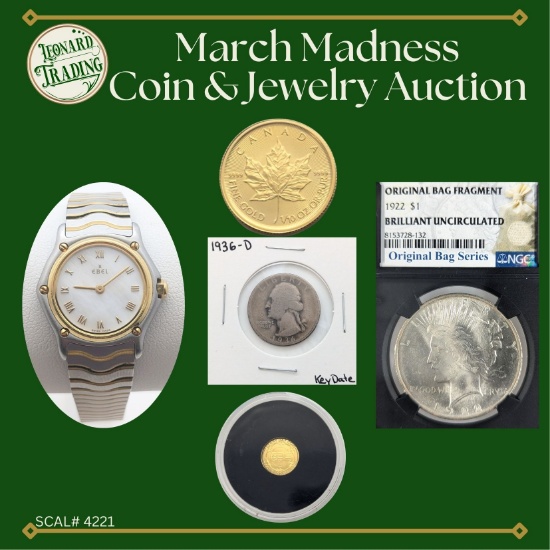Leonard Trading LLC Auction Catalog - March Madness Coin & Jewelry ...