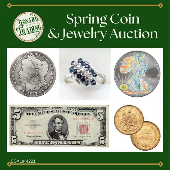 Leonard Trading LLC Auction Catalog - Spring Coin & Jewelry Auction ...