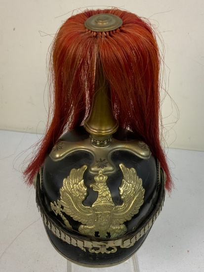 IMPERIAL GERMANY PRUSSIAN DRAGOON OFFICERS PICKELHAUBE SPIKE HELMET ...