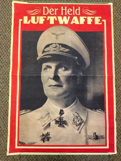 WWII GERMAN REICHSMARSHALL HERMANN GOERING POSTER | Guns & Military ...