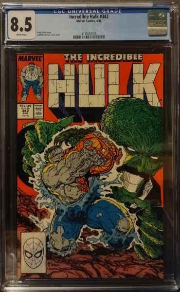 Vintage 1988 Incredible Hulk #342 Comic Book | Proxibid