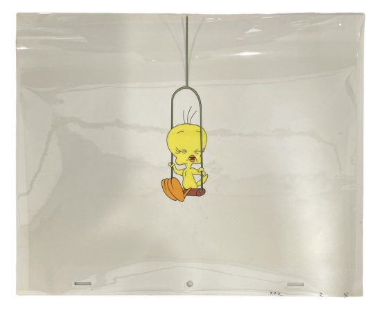 Hand-Painted Animation Cel | Tweety Bird | NO COA | Art, Antiques ...