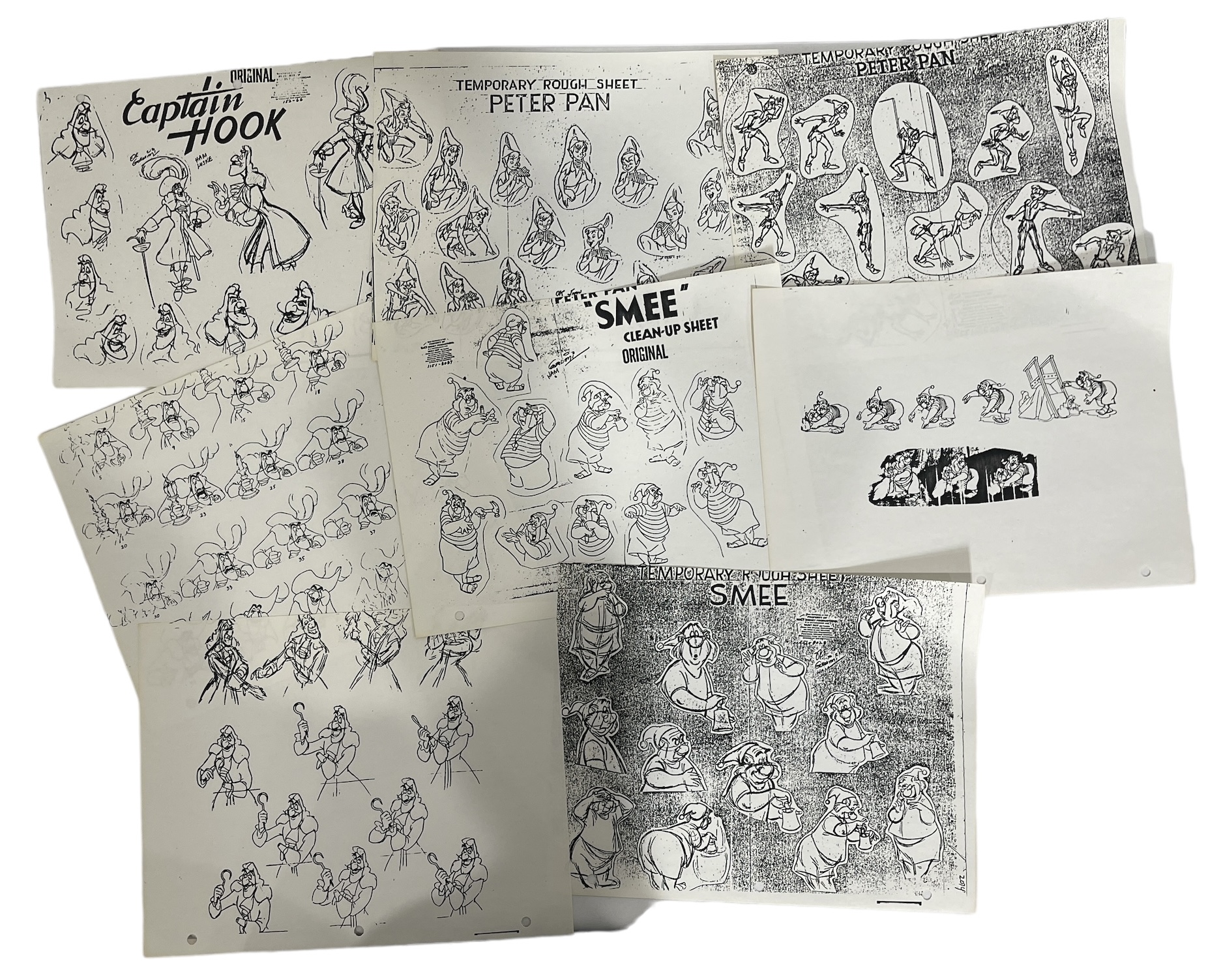 Walt Disneys Peter Pan Model Sheets | Prints | Proxibid