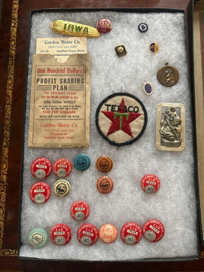 Texaco Patch and Pins | Art, Antiques & Collectibles Antiques | Online ...