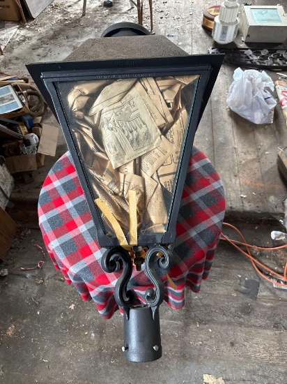 Victorian Charm Glow Gas Post Top Street Lamp | Art, Antiques ...