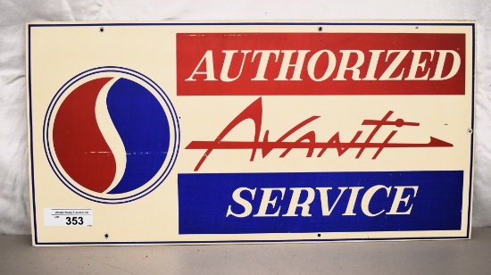 Studebaker Avanti Authorized Service Sign | Art, Antiques ...