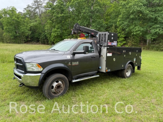 2017 Ram 5500 Mechanics truck Seller T Max Body with Seller 7621 Crane ...
