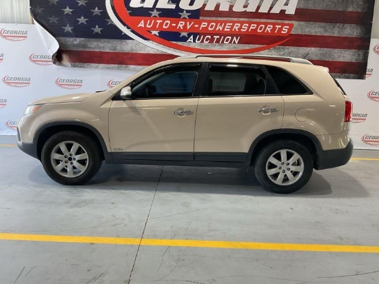 2011 AUTOMOBILE KIA SORENTO 4 DOOR WAGON CREAM 5XYKTDA26BG108367 221041 ...