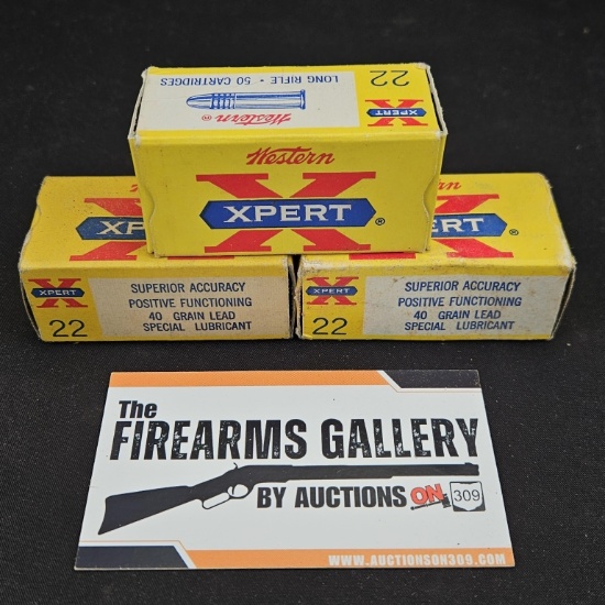 3 - Vintage Western XPert XP .22LR Ammo Boxes | Guns & Military ...