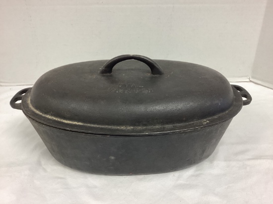 Cast Iron Oval Roaster | Online Auctions | Proxibid