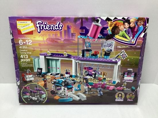 New LEGO Friends 41351 Creative Tuning Shop Building Set | Art ...