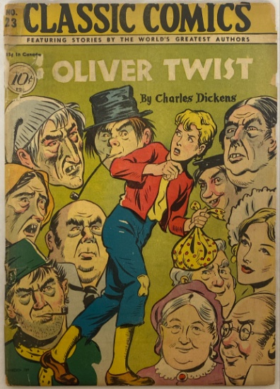 Classic Comics 23 Oliver Twist Comic Book | Art, Antiques ...