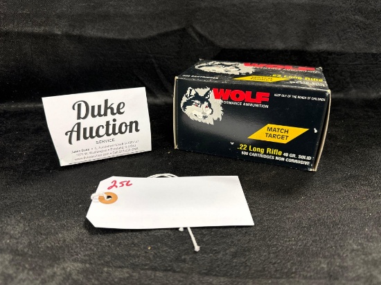 WOLF 22 CAL LONG RIFLE MATCH TARGET 500 ROUND BRICK (X1) | Guns ...