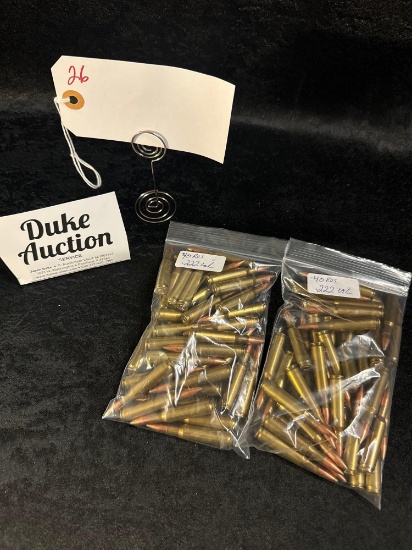 222 CAL 40 ROUNDS PER BAG (X2) | Online Auctions | Proxibid