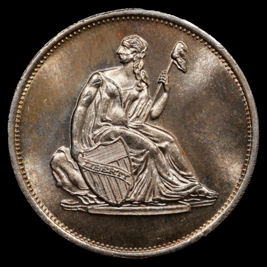 1 oz Vintage Silver Round *Toned* - Seated Liberty Design | Coins ...