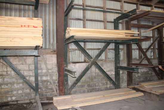 4 Tier Steel I-Beam Lumber Rack | Industrial Machinery & Equipment ...