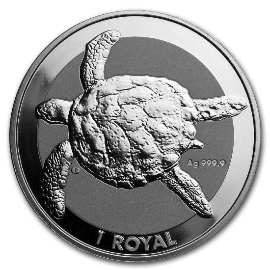 2020 Indian Ocean 1 Oz Silver Sea Turtle Bu | Coins & Currency Bullion ...
