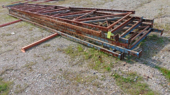 Structural Style Pallet Racking | Upright | 24' 8-1/16"Hx42-1/16"Dx2-15 ...