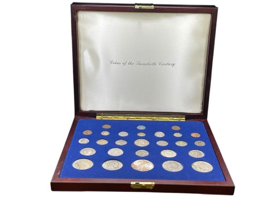U.S. "COINS OF THE 20TH CENTURY" COIN SET FEATURING SEVERAL 90% SILVER ...