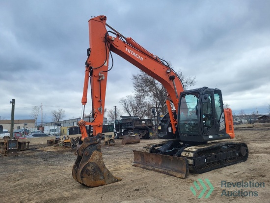 2015 HITACHI ZX135 US-5N EXCAVATOR WITH BLADE | Online Auctions | Proxibid
