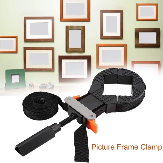 Band Clamp, Woodworking Frame Clamp Strap Holder for Picture Frames (x3 ...