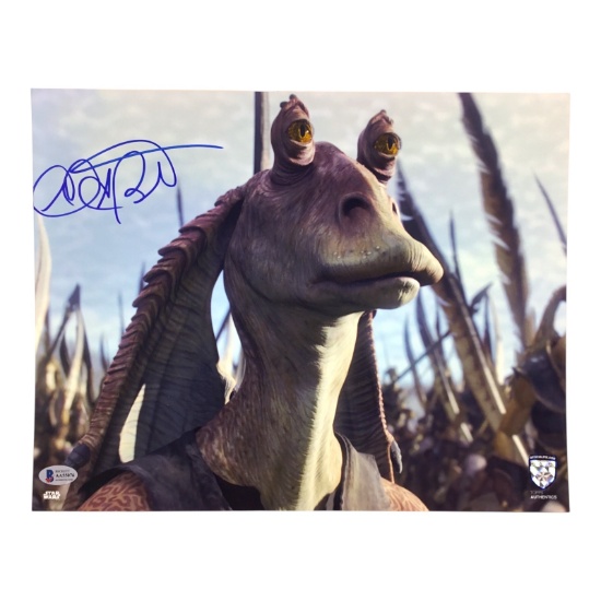 Ahmed Best Signed 11x14 Photo - Jar Jar Binks in Star Wars (Beckett ...