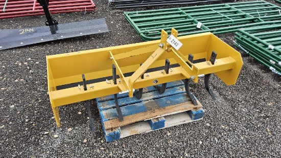 6ft Box Blade w/ Ripper Teeth | Online Auctions | Proxibid