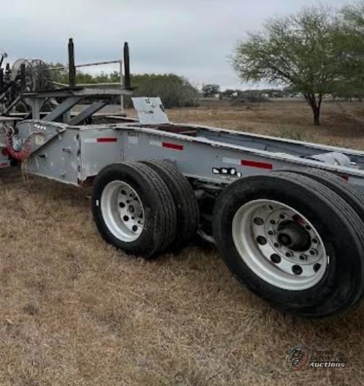 LOGAN OIL TOOL 85 TON POWER SWIVEL MTD ON T/A GOOSENECK TRAILER ...