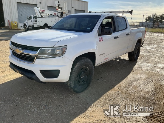 (Houston, TX) 2016 Chevrolet Colorado 4x4 Crew-Cab Pickup Truck Runs ...