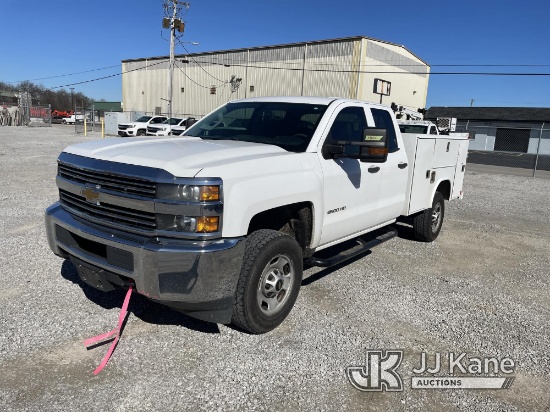2015 Chevrolet Silverado 2500HD Extended-Cab Service Truck Runs & Moves ...