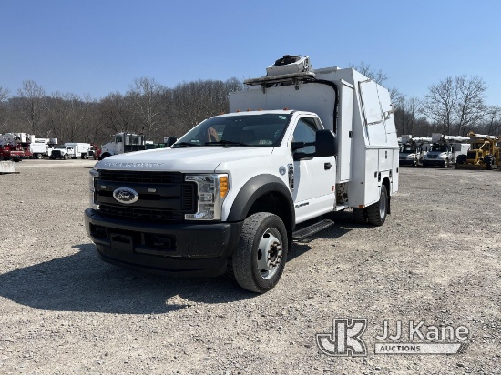 (Smock, PA) 2017 Ford F550 4x4 Air Compressor/Enclosed Utility Truck ...