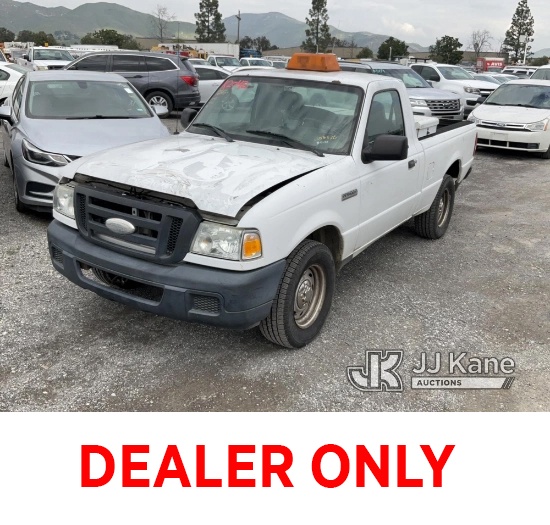 2006 Ford Ranger Pickup Truck Runs & Moves, Bad Battery , Interior Is ...