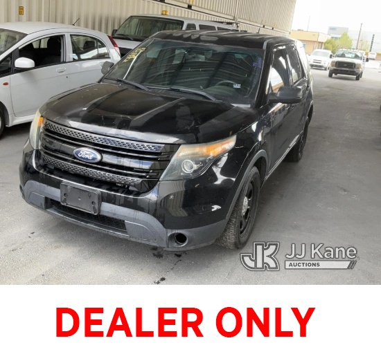 2015 Ford Explorer AWD Police Interceptor Sport Utility Vehicle Runs ...