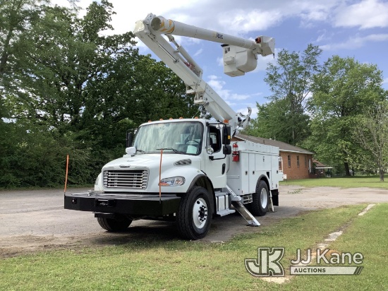 Altec L42M, Over-Center Material Handling Bucket Truck rear mounted on ...