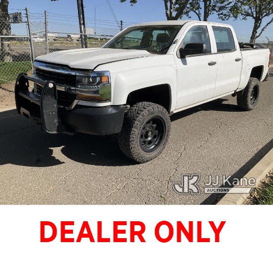 2016 Chevrolet Silverado 1500 4x4 Crew-Cab Pickup Truck Runs & Moves ...