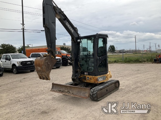 2016 John Deere 35G Mini Hydraulic Excavator Runs & Operates) (Body ...
