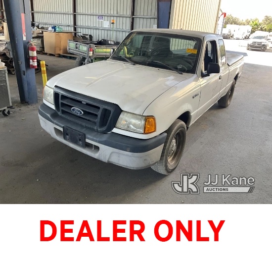 2005 Ford Ranger Extended-Cab Pickup Truck Runs & Moves, Running Rough ...