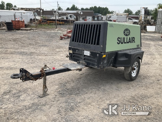 2016 Sullair 185C-DPQ-KU4F Portable Air Compressor, trailer mounted No ...