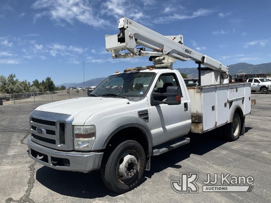 Versalift SST40EIH-01, Bucket Truck , 2008 Ford F550 Service Truck Runs ...