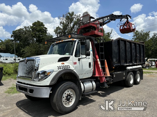 Prentice 2124, Grappleboom/Log Loader Crane mounted behind cab on 2012 ...