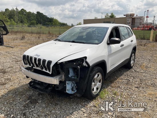2015 Jeep Cherokee 4x4 4-Door Sport Utility Vehicle Runs & Moves, Front ...