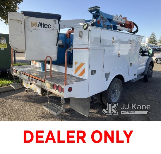 (Dixon, CA) Altec AT37G, Bucket Truck mounted behind cab on 2013 Ford ...