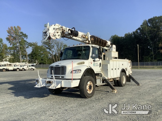 (China Grove, NC) Altec DM47-BR, Digger Derrick rear mounted on 2010 ...