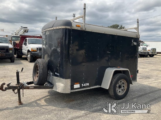 2002 CARGO MATE S/A Enclosed Cargo Trailer, Inside measurement-8ft long, 57in wide, 50in tall ...