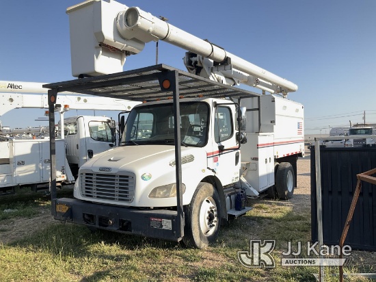 Altec LRV-56, Over-Center Bucket Truck mounted behind cab on 2012 ...