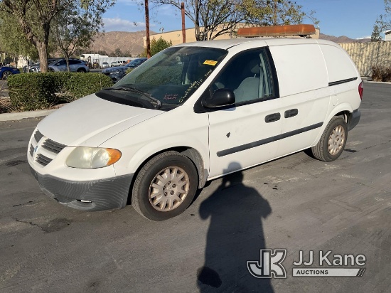 (Jurupa Valley, CA) 2006 Dodge Caravan Mini Cargo Van Runs & Moves ...