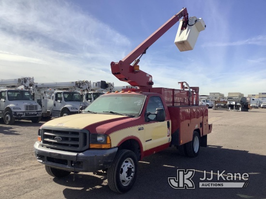 ETI ETT29-SNT, Telescopic Non-Insulated Bucket Truck mounted behind cab ...